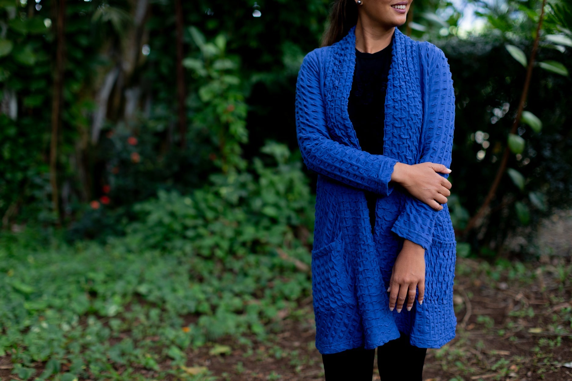 Summer Waffle Weave Long Jacket – Komil Clothing