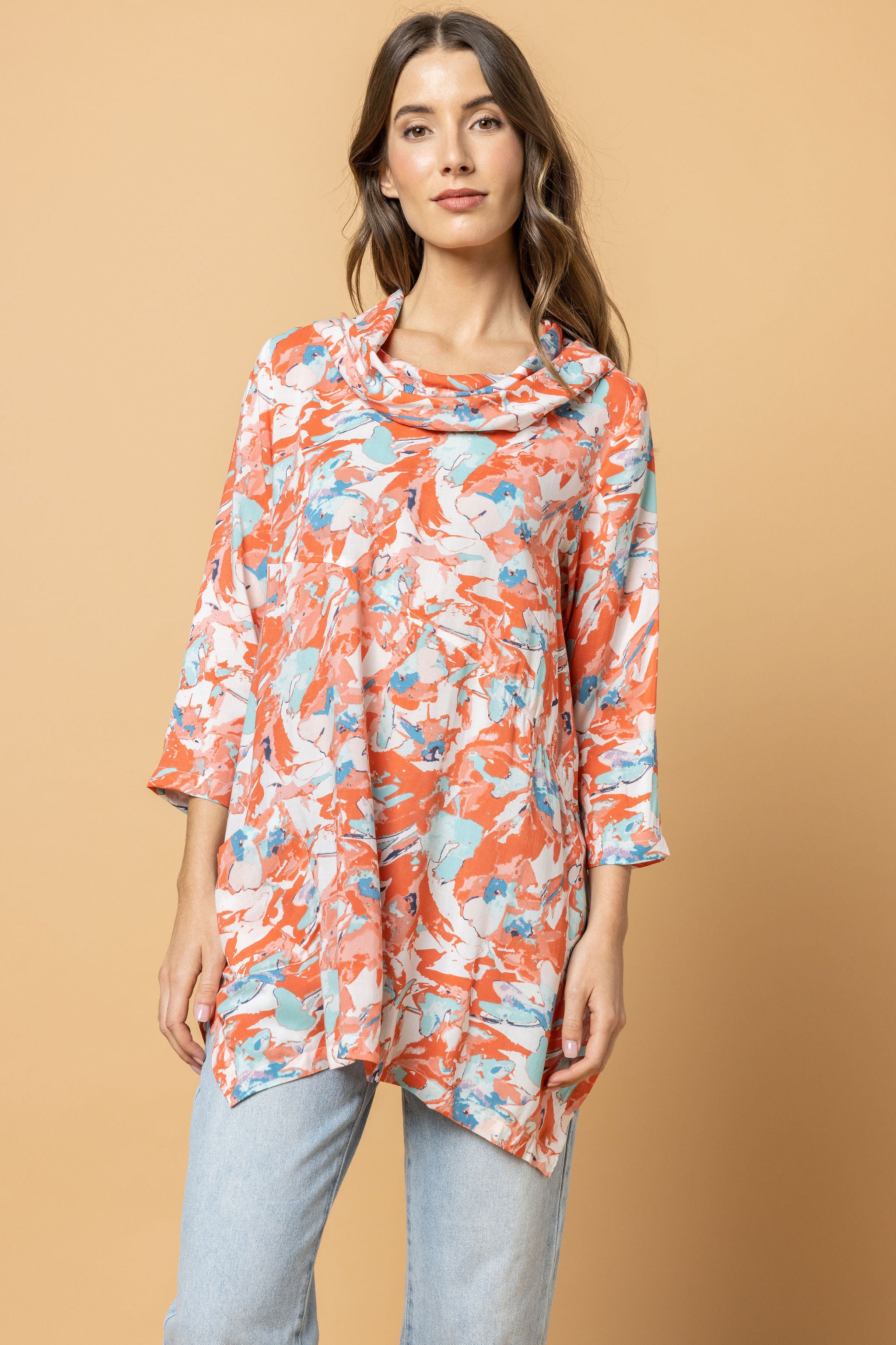 Jackson Cowl Bias Tunic – Komil Clothing