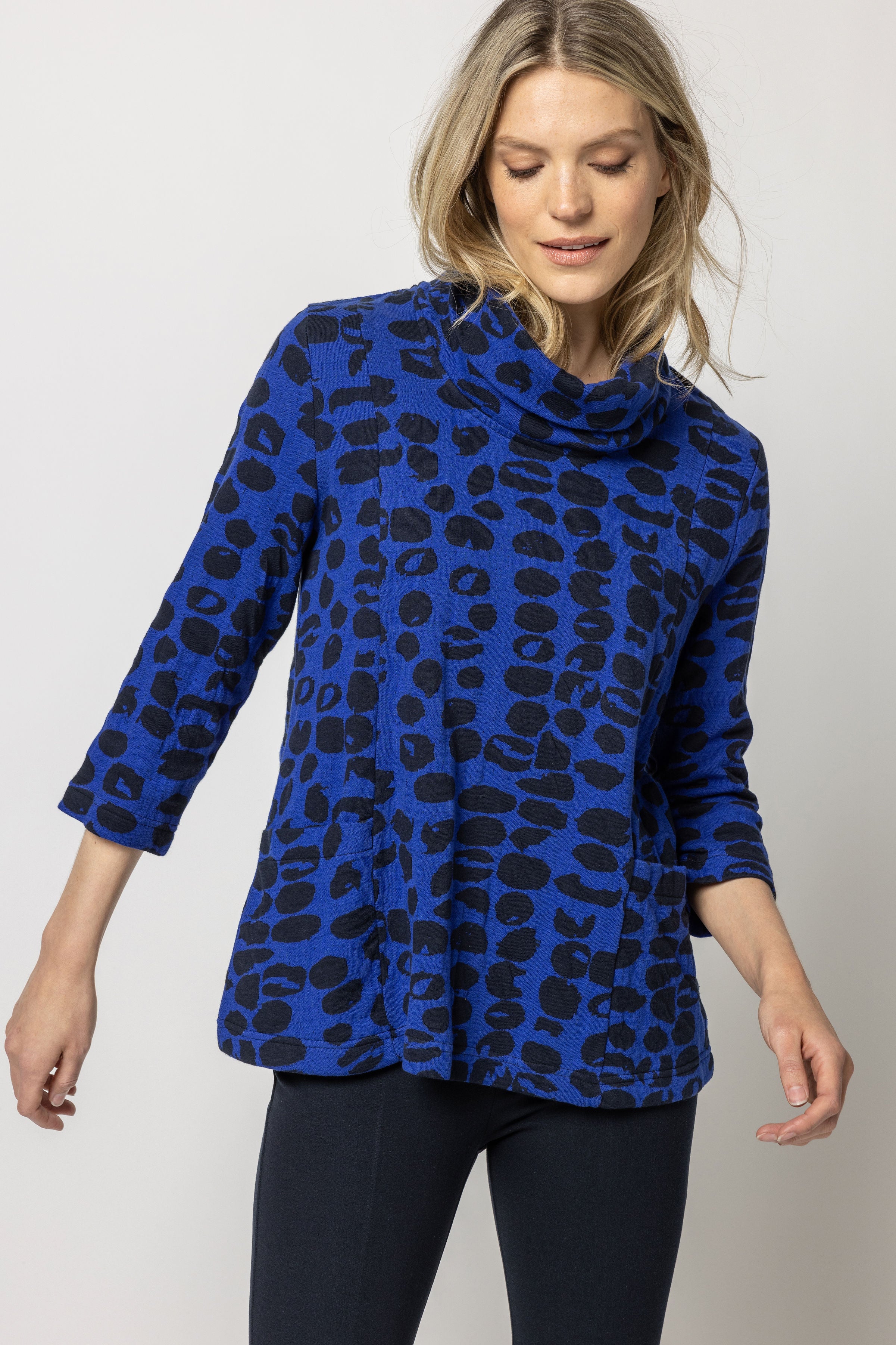 Pebble Weave Cowl Top – Komil Clothing