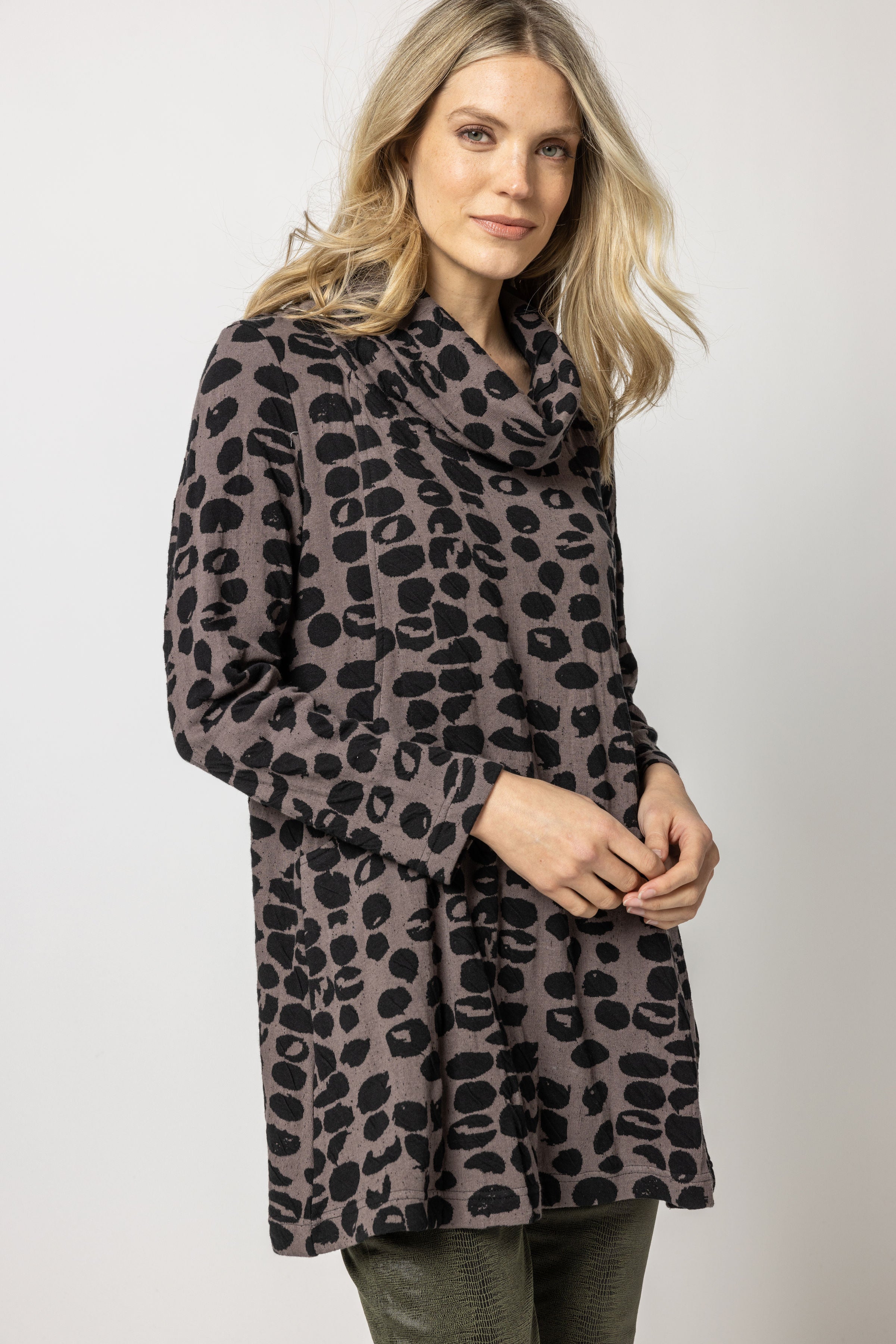 Pebble Weave Cowl Tunic – Komil Clothing