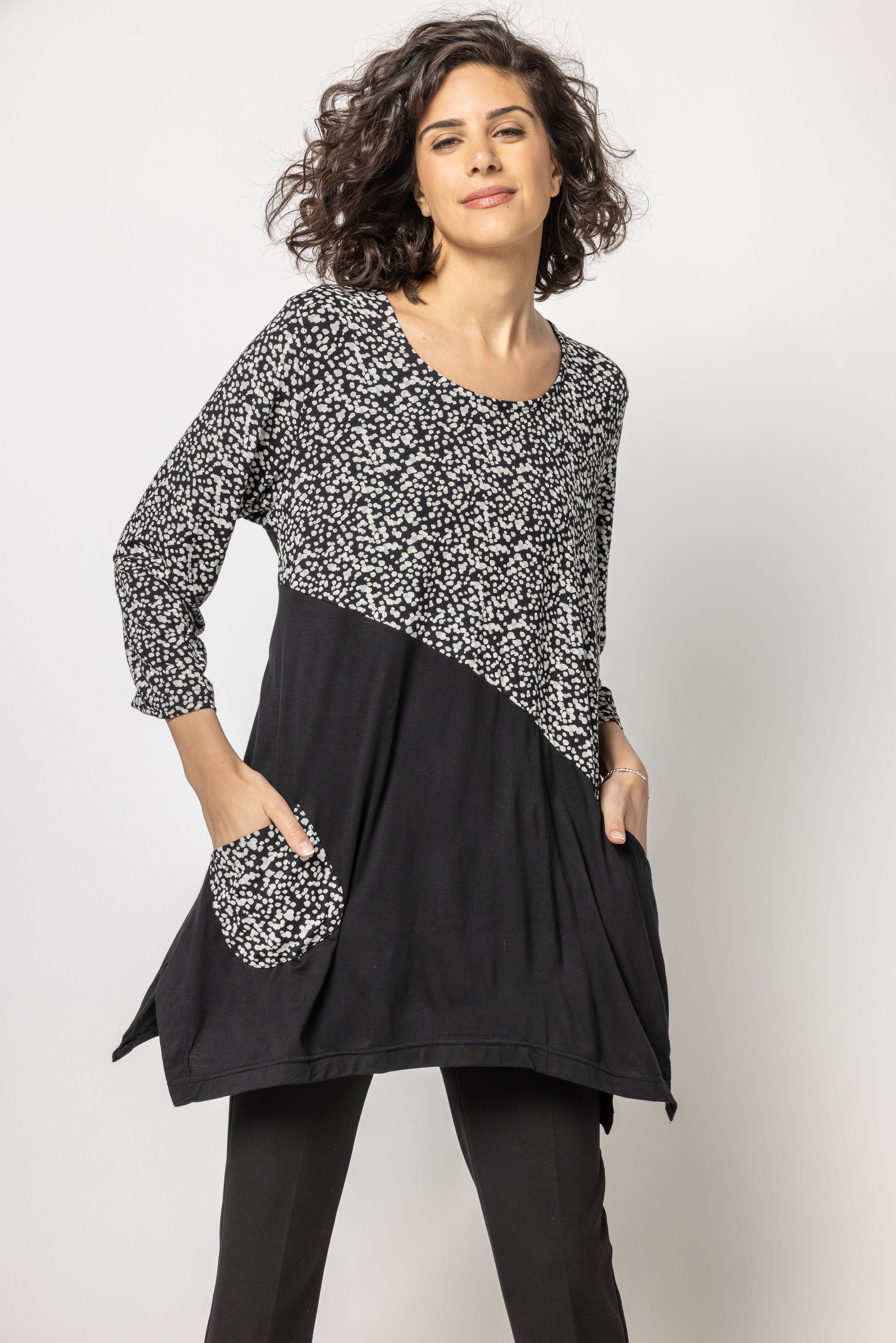 Rimini Print Bias Tunic – Komil Clothing