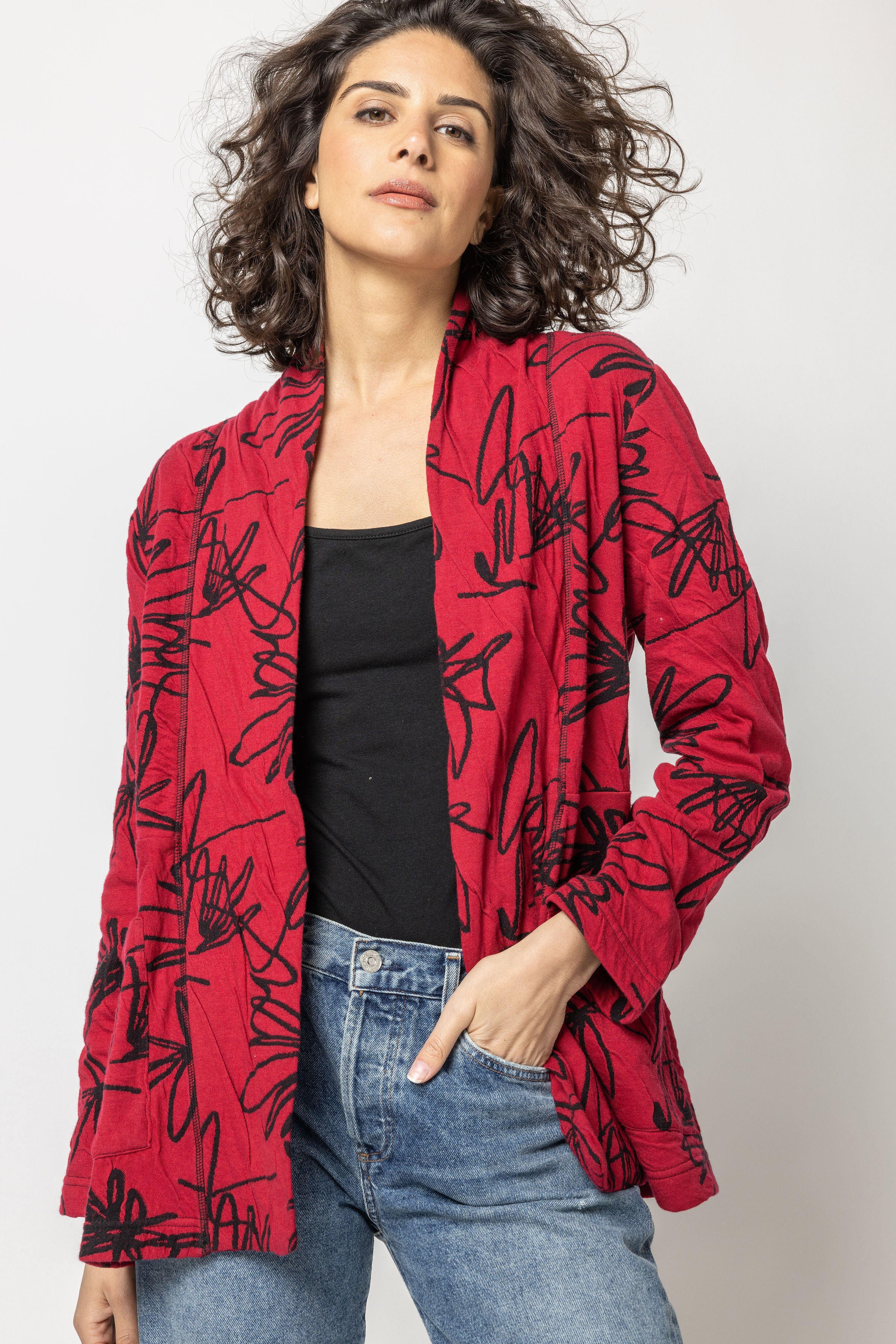 Scribble Weave Cardigan Jacket – Komil Clothing