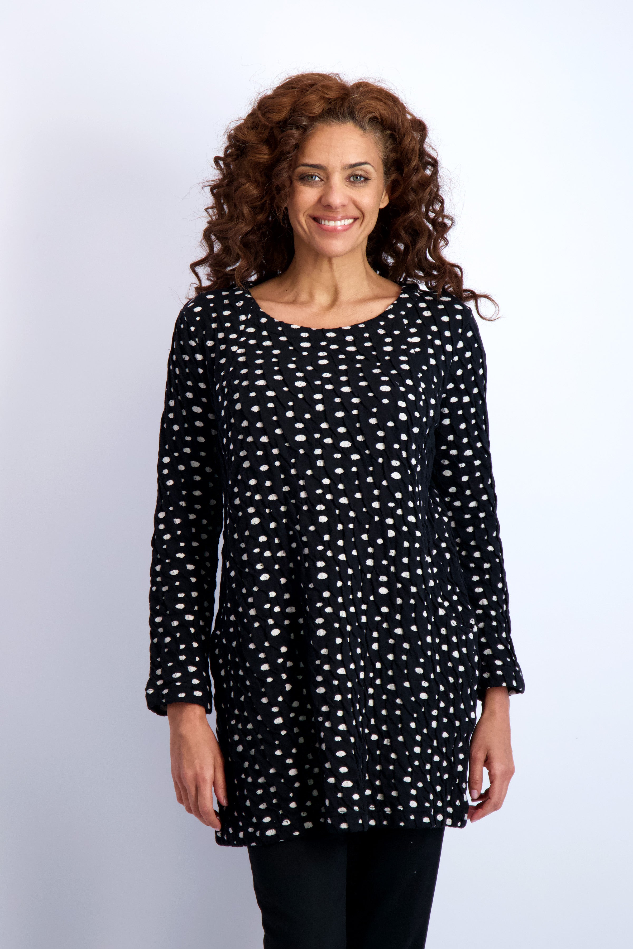 Thira Spot Tunic – Komil Clothing