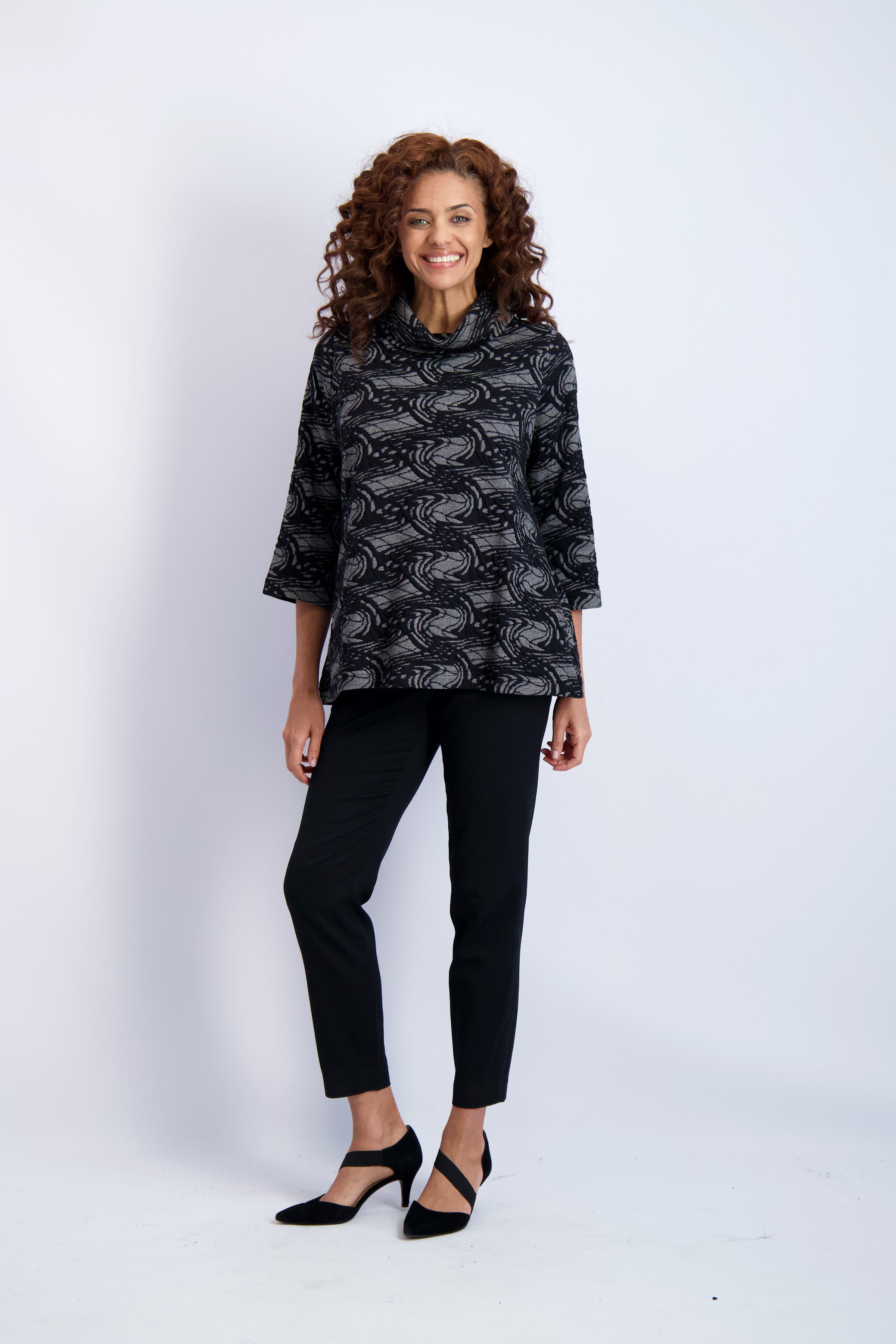 Web Weave Wide Cowl Top – Komil Clothing