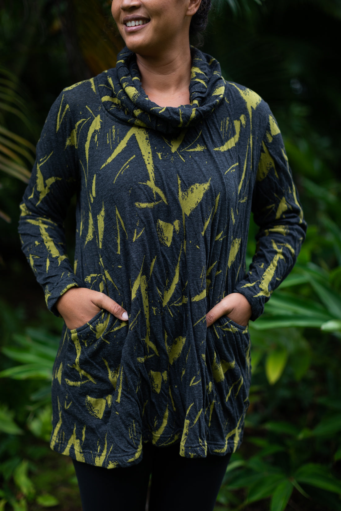 Ilena Texture Cowl Tunic – Komil Clothing