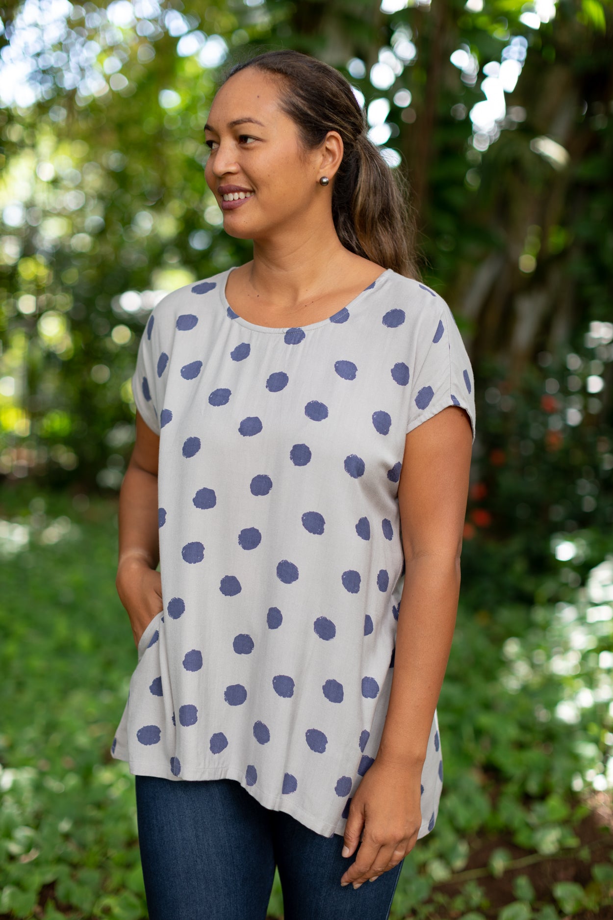 Random Spot Rayon Tunic – Komil Clothing